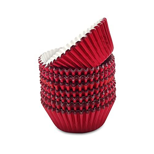 Red Cupcake Liners 160-count Standard Wrappers Muffin Baking Cups for ...