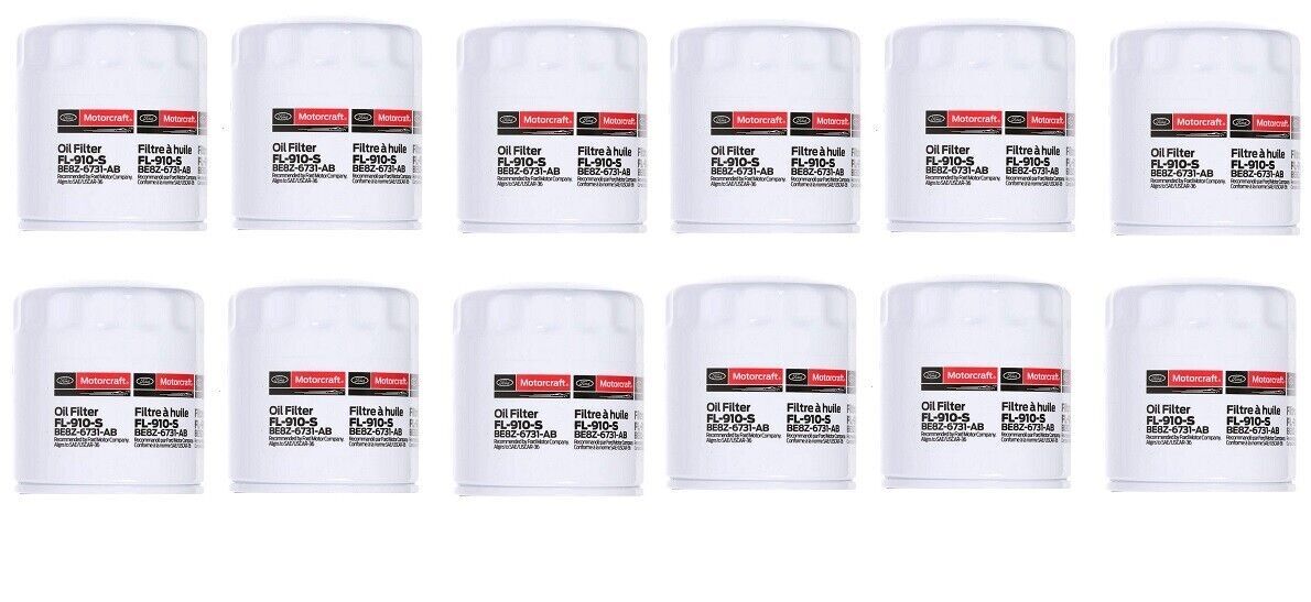 New Case of 12 Genuine Motorcraft Professional Engine Oil Filter FL ...