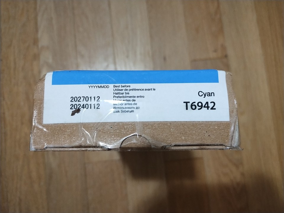 2027 Genuine Epson T6942 Cyan Ink SureColor SC-T3000 T5000 T7000 T3270 ...