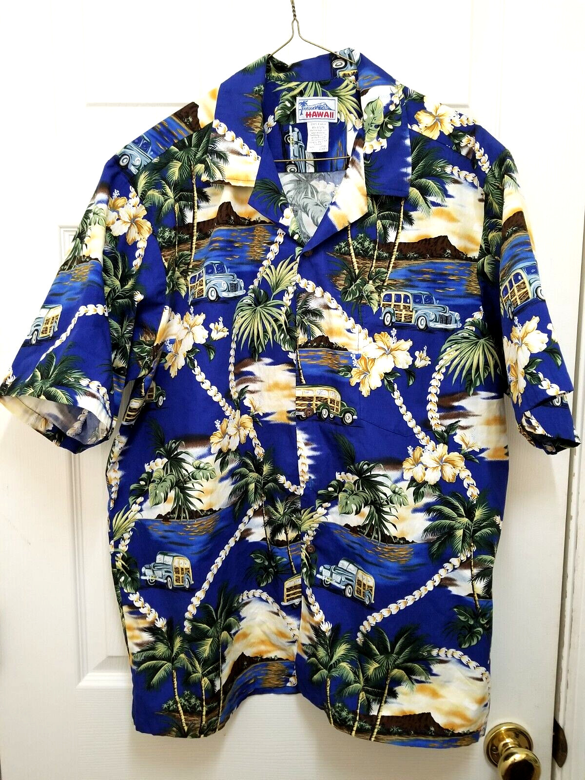 Rare HAWAII (Label) Hawaiian Men’s Shirt, Size XL, Wo… - Gem