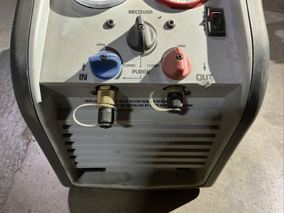 Robinair RG6 Compact HVAC Refrigerant Portable Recovery Machine 4130-01-550-8557 | eBay
