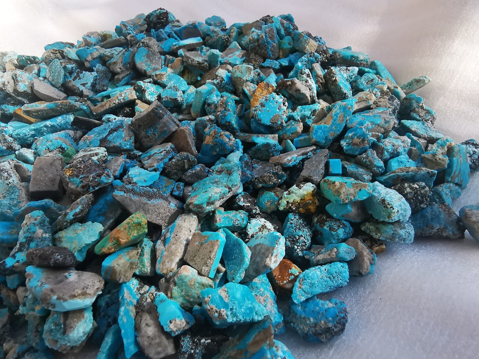 500 Carat Lots Natural Persian Turquoise & Pyrite Rough stone , No ...
