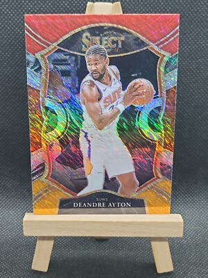 2020-21 Select Deandre Ayton Concourse #33 Red/White/Orange Flash Prizm ...