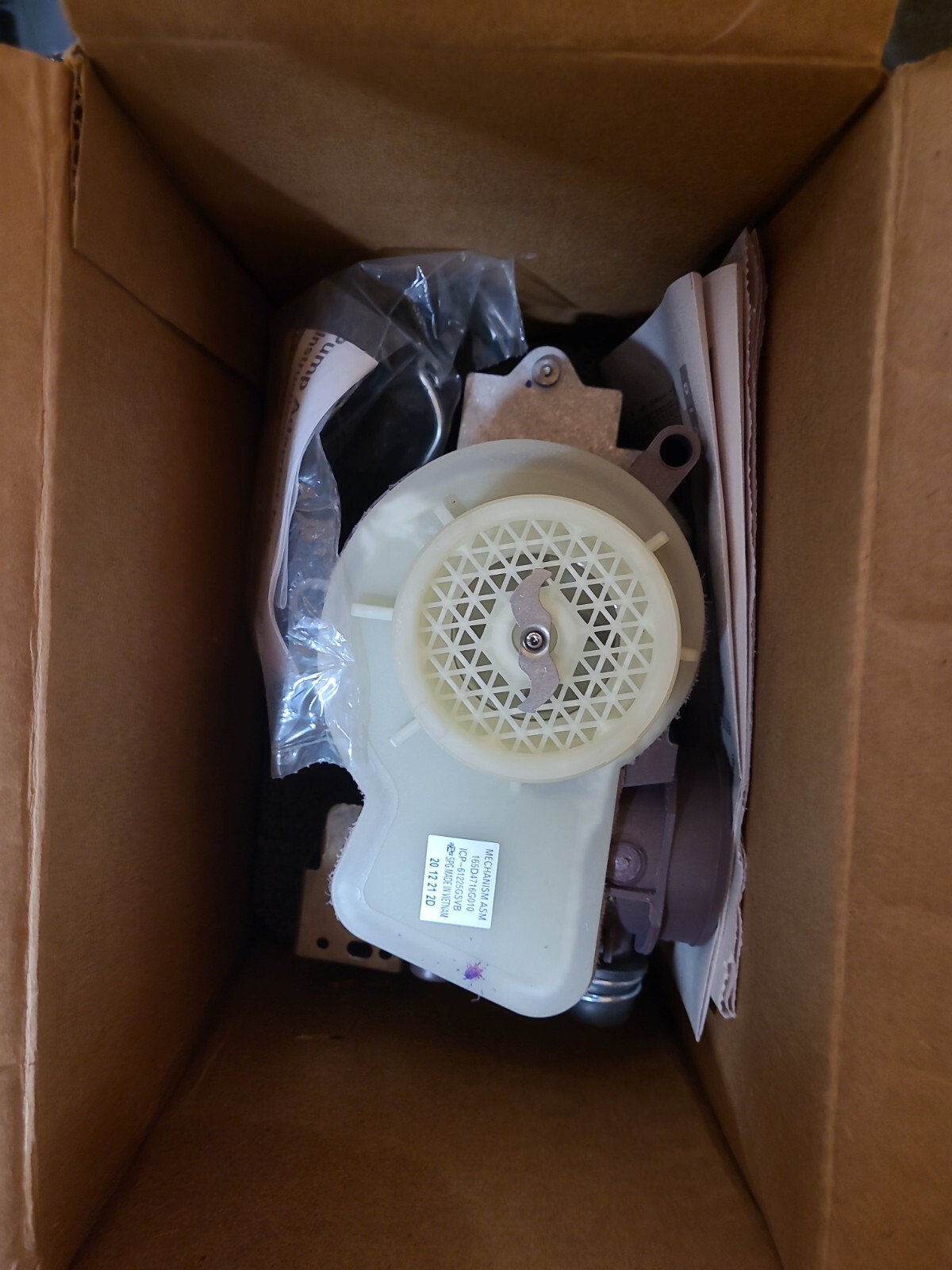 Genuine OEM GE Dishwasher Pump Motor 165D6201P001 115V WD26X10013 for ...