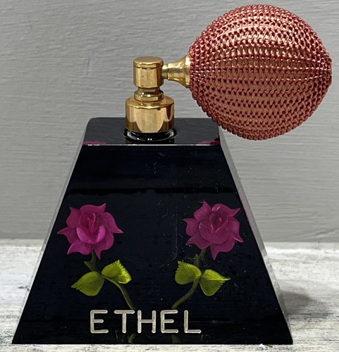 Vintage Ethel Double Rose Pyramid Shape Perfume Mister Beautiful | eBay