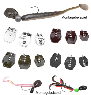 Spro Freestyle Chatter Blades 16mm 20mm 2 Stück Blätter für Chatterbait ...