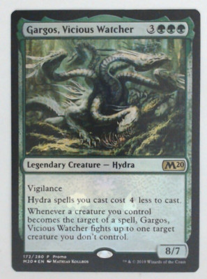 MTG Bling - Foil Promo - Gargos, Vicious Watcher - Core Set 2020 -E240 ...