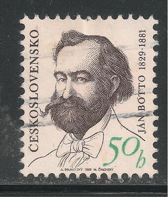 Czechoslovakia #2730 (A981) VF USED - 1989 50h Jan Botto (1829-1881 ...