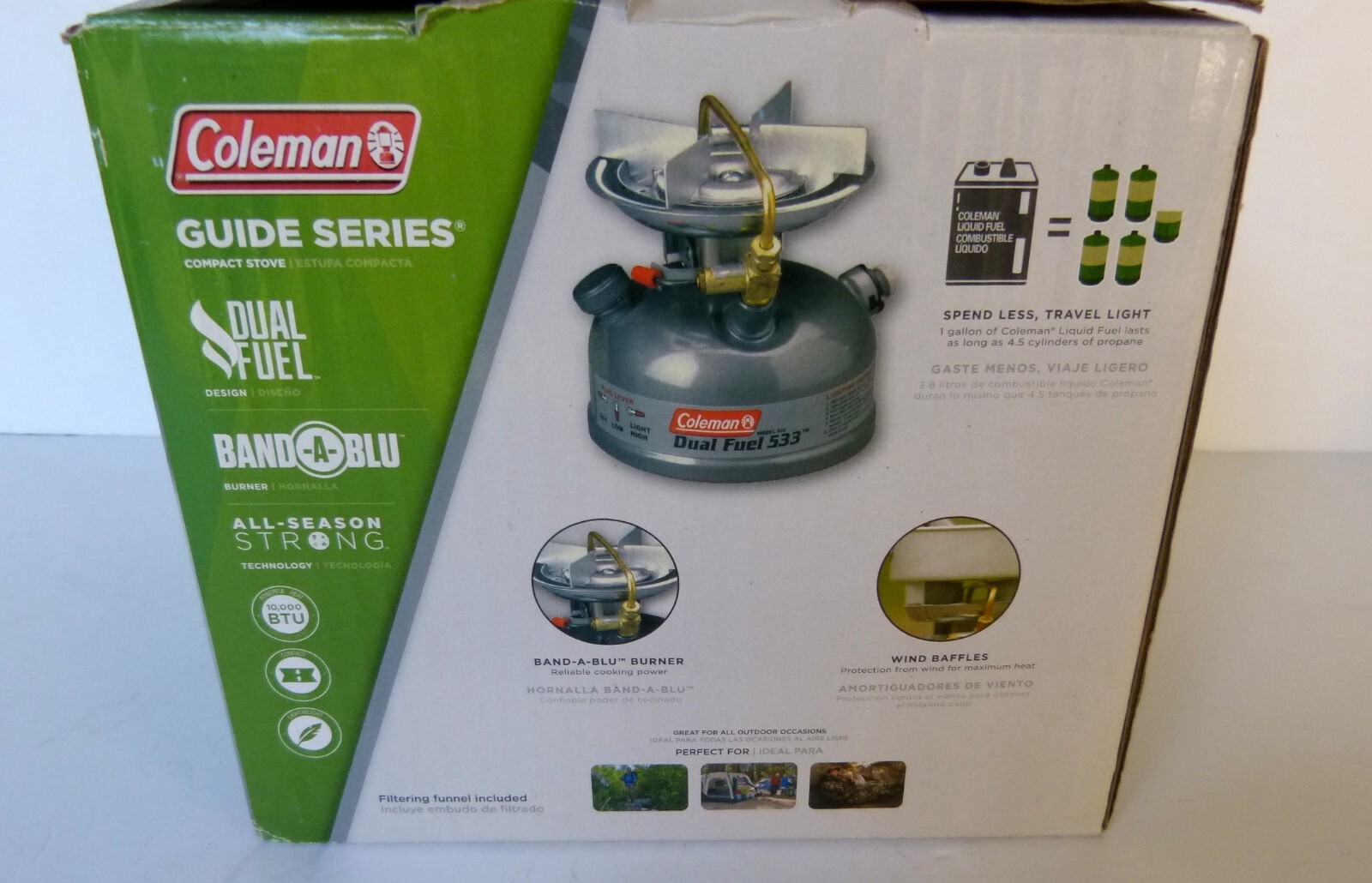 Coleman Dual Fuel 533 Sporster 1 Burner Stove (3000003654) for sale ...