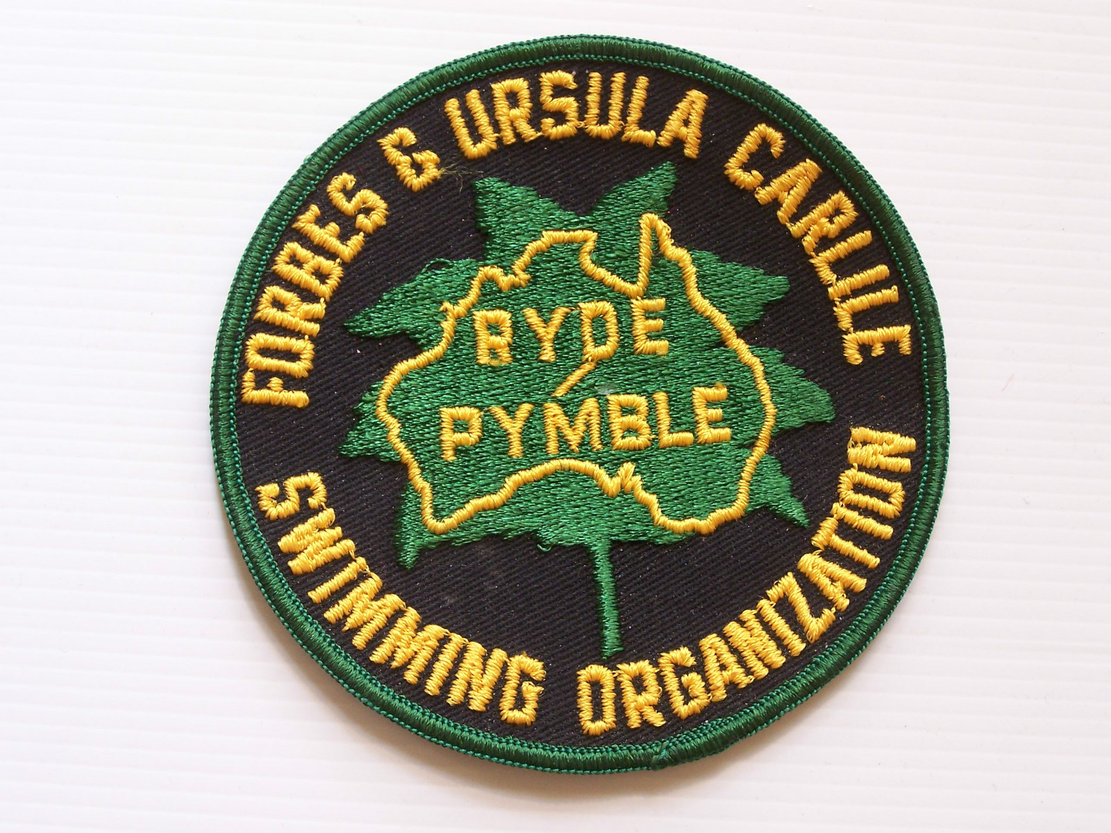 VINTAGE FORBES URSULA CARLILE RYDE PYMBLE SOUVENIR PATCH WOVEN CLOTH ...