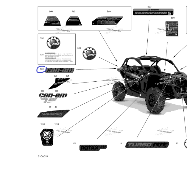 GENUINE " CAN-AM " DECAL IN BLACK MAVERICK X3 900 TURBO 704906359 | eBay
