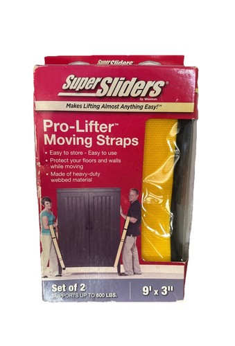 Super SLIDERS Set Of 2, 9ft Pro-Lifter Heavy Moving Straps Support Up ...