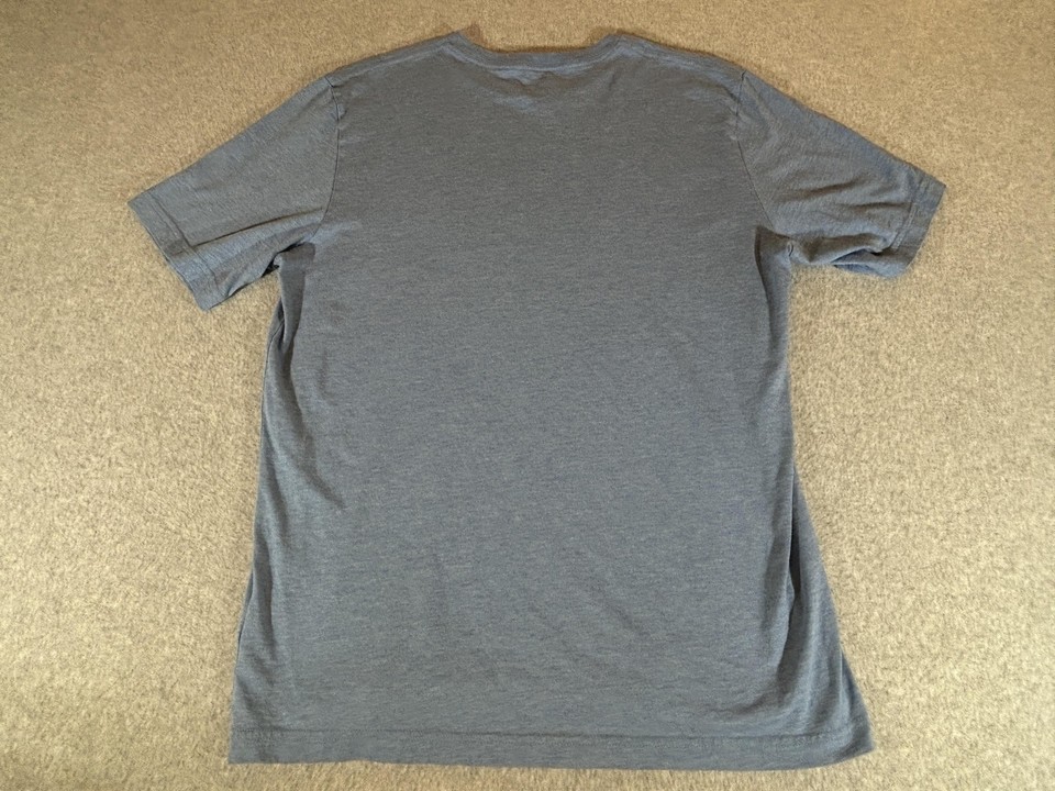 Travis Mathew Shirt Mens Large Blue Mahola Graphic Pima Cotton Hawaii ...