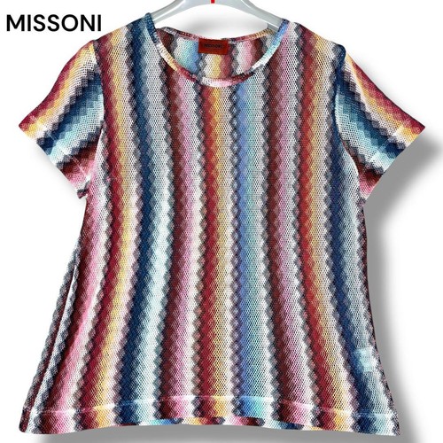 Missoni Orange Tag Recent Model Summer Knit Made in Italy Cotton Nylon ...