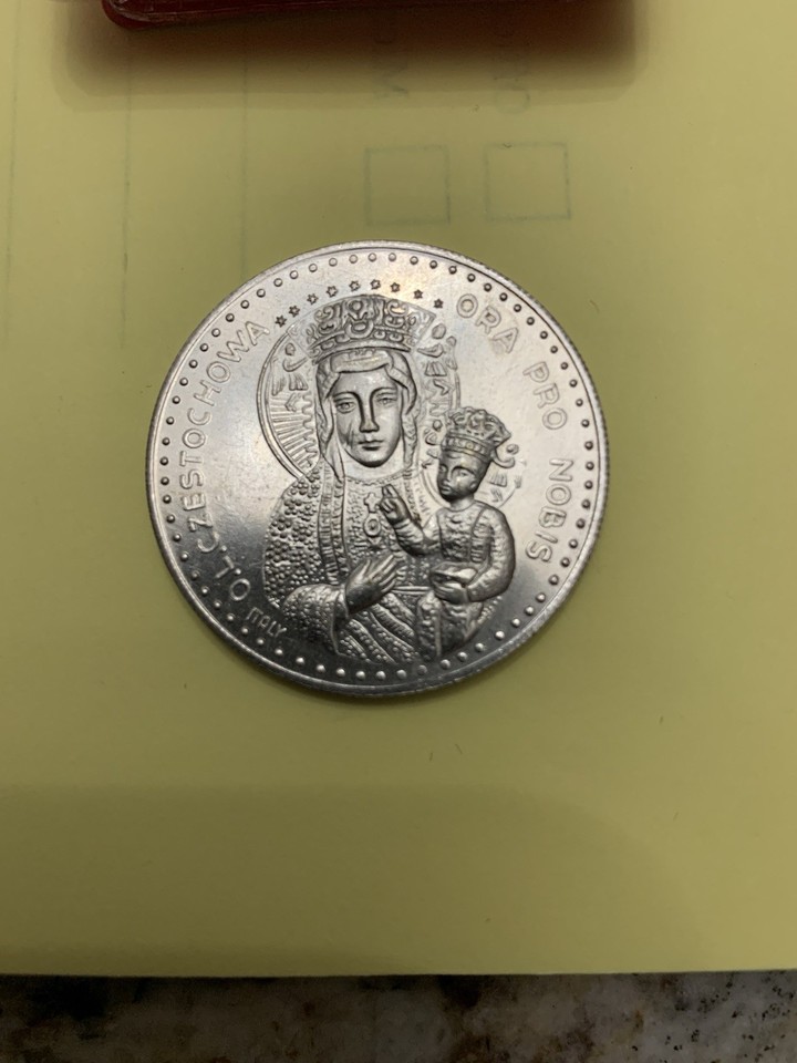 Joannes Pavlvs II Pont Max Pope John Paul II Silver Coin Medallion ...