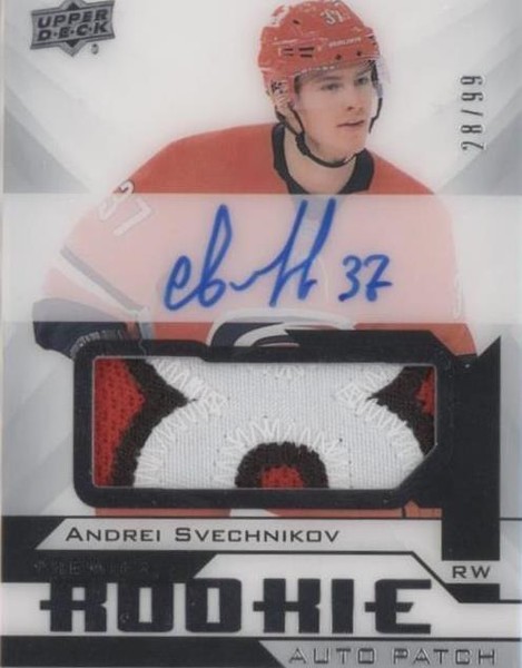 2018-19 Upper Deck Premier - Acetate Rookie Auto Patch #AR-AS Andrei ...