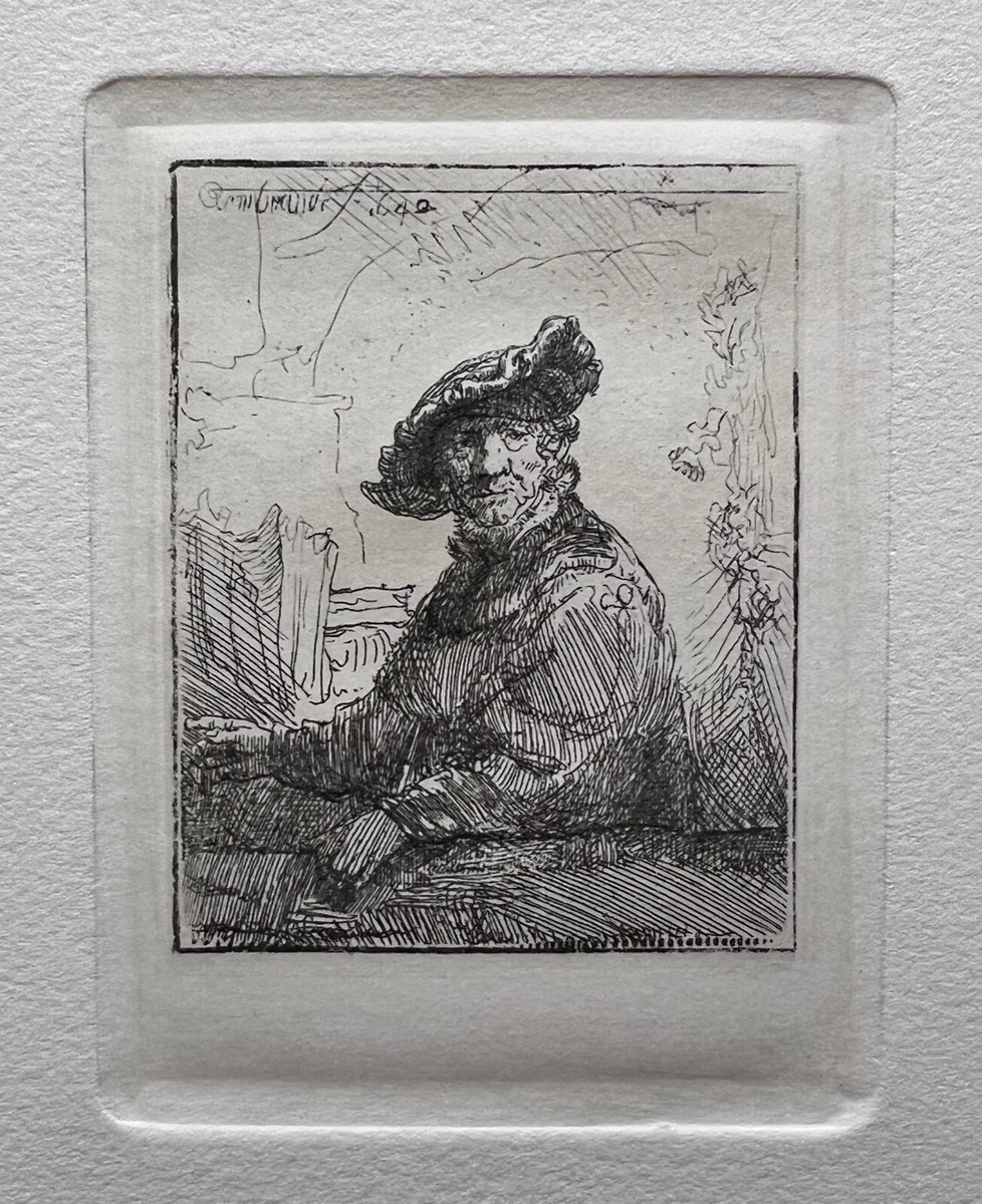 Rembrandt Etching Plate