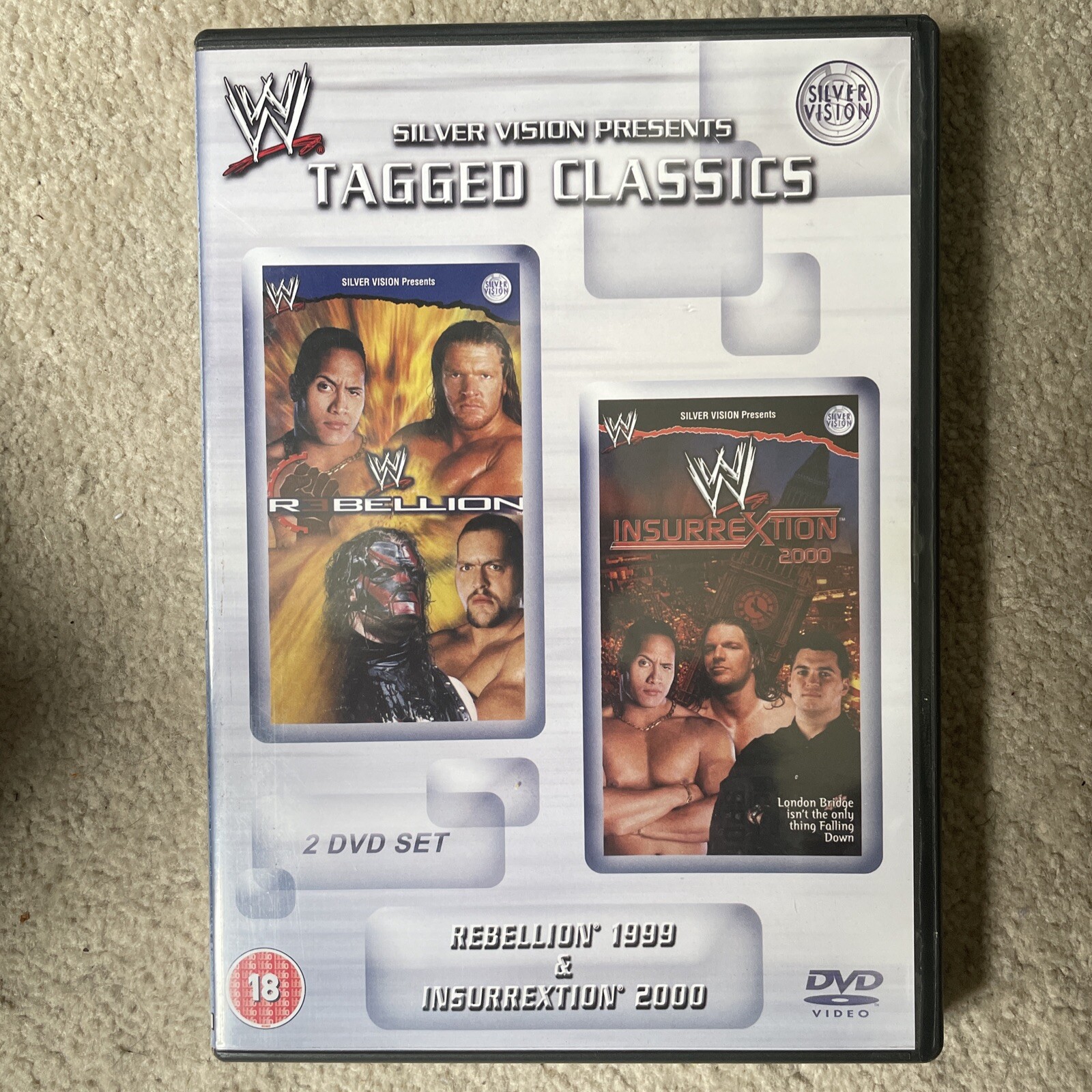 WWE Tagged Classics Rebellion 1999 & Insurrextion 2000 DVD (2 Disc Set ...