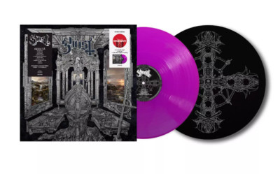 Ghost Skeletá Skeleta Neon Violet purple vinyl w/slipmat papa 5 overlay ...