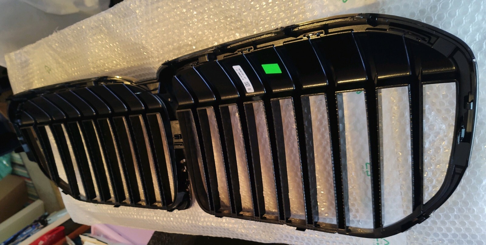 BMW OEM G11 G12 LCI 7 Serie 2020-22 Glänzend Schwarz & Cer Grau Vorne ...