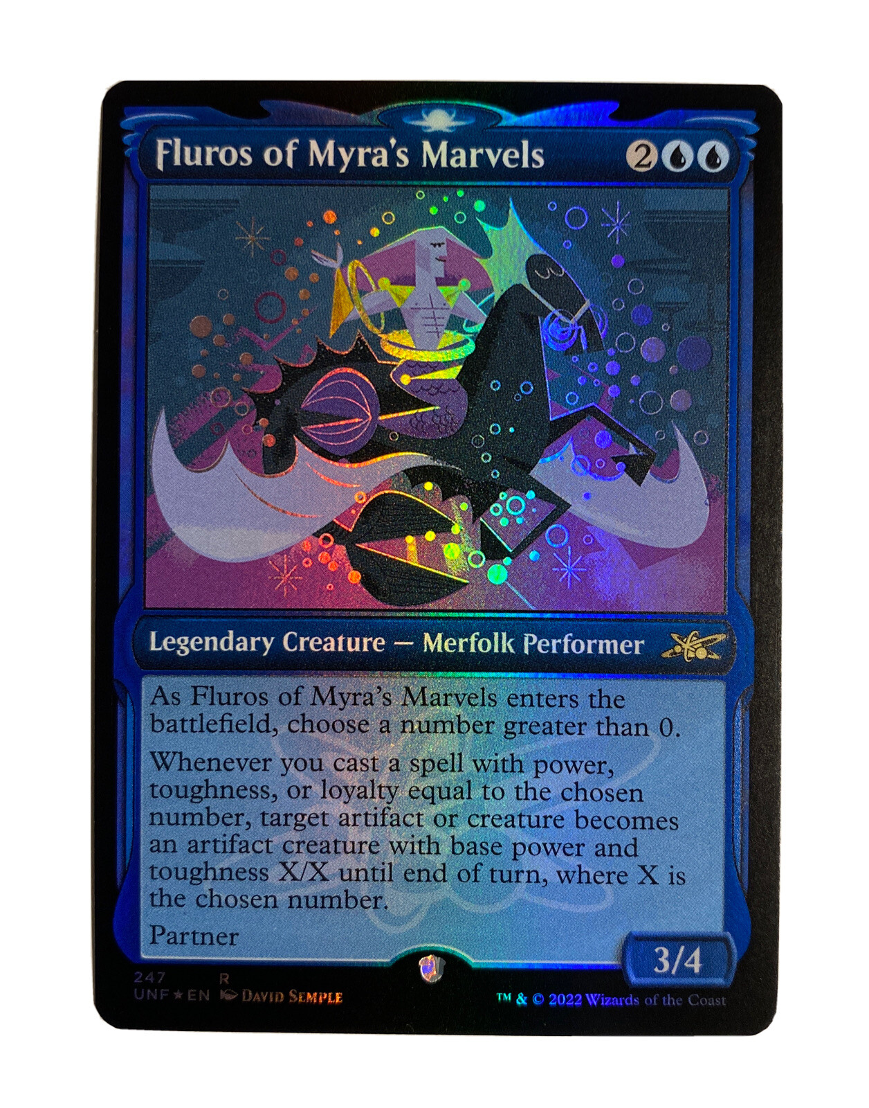 *FOIL* FLUROS OF MYRA'S MARVELS *SHOWCASE* UNF MTG BLUE LEGENDARY ...