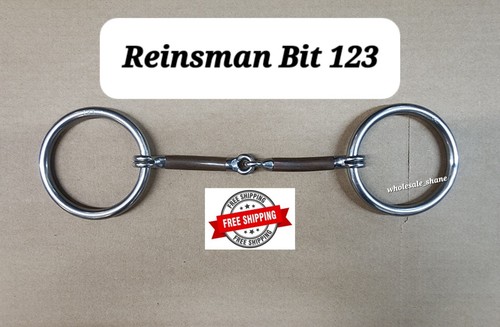 Reinsman 123 Western Traditional Loose Ring Bit 5" Mouth | eBay