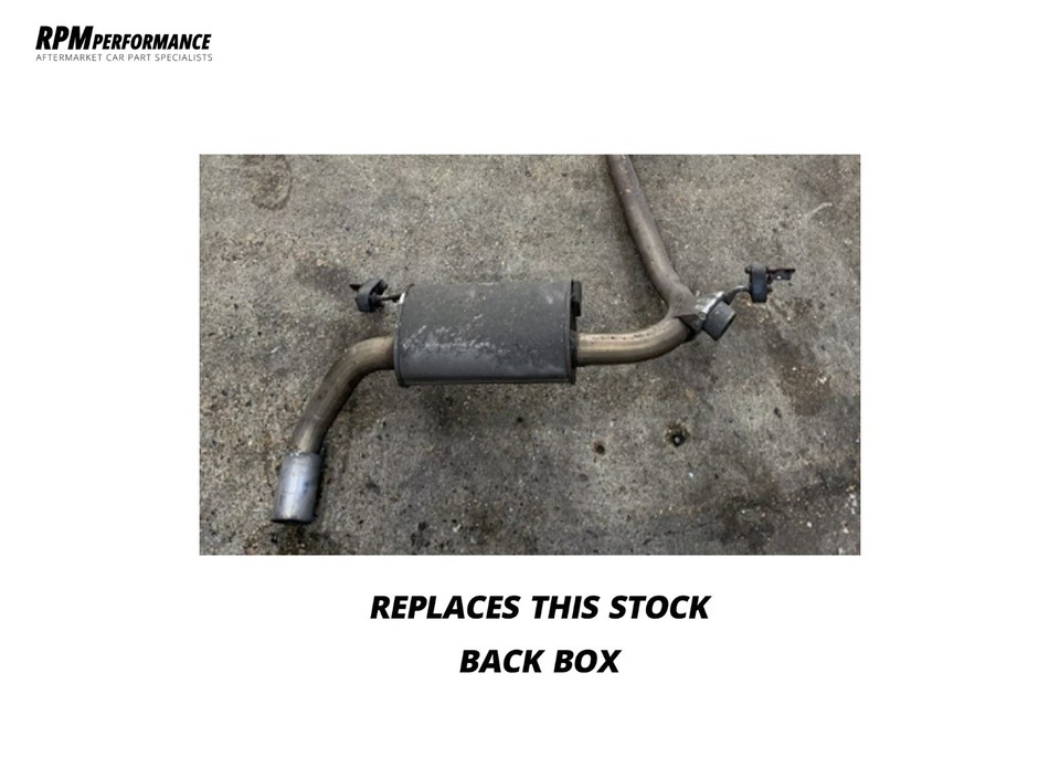 BMW 320D & 318D F30 2012-15 PRE LCI Back Box Delete Exhaust - RPM ...