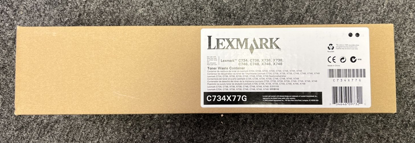 Lexmark Toner Waste Container C734X77G C734 C736 C746 C748 X736 X746 ...