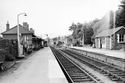 PHOTO BR British Railways Station Scene - LAMPETER 1962 | eBay UK