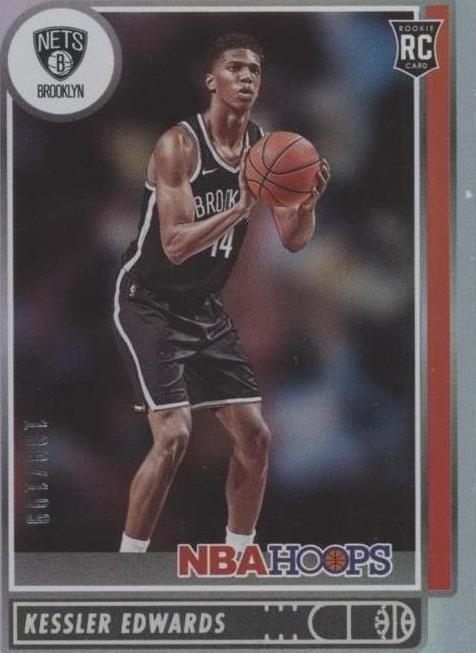 2021-22 Panini NBA Hoops - Rookies Kessler Edwards #246 Silver /199 (RC ...