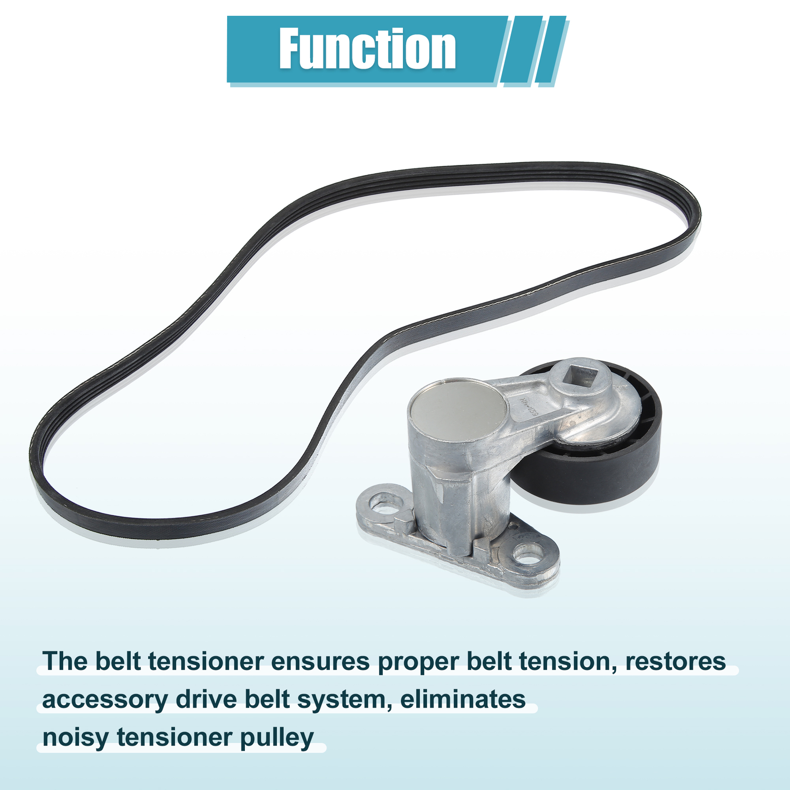 Entraînement Courroie Tendeur Poulie avec Courroie 19311139 A/C ...