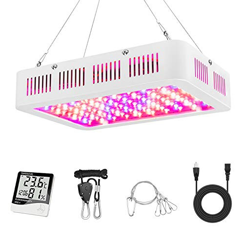 1000W LED Grow Light for Indoor Plants Full Spectrum Upgrade Dual Bee ...