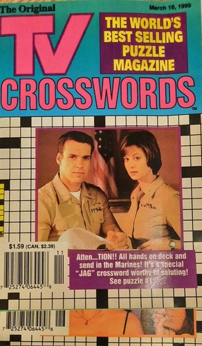 Tv Guide Crossword Puzzle Mags ( Bundle Of 13 From 1999 To 2003 ...