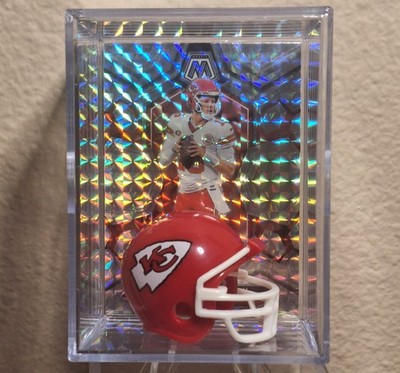 2024 Silver Mosaic Shadow Box - Patrick Mahomes With Mini Helmet KC ...