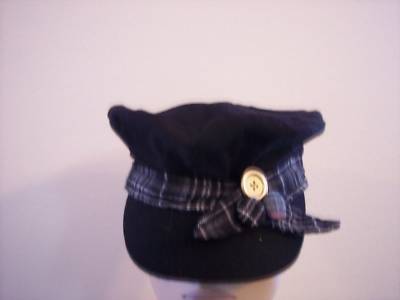 August Accessories Womens Wool Conductor Plaid Hat Cap | eBay