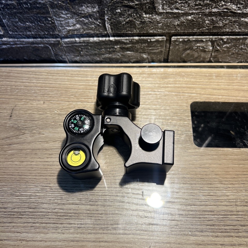 DATA COLLECTOR SURVEYING Pole CLAMP, TOTAL STATION GPS Compass, Level Bubble | eBay