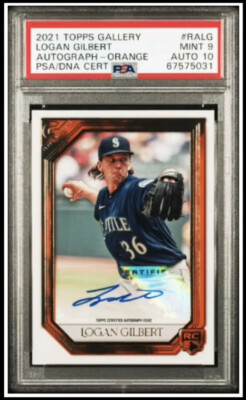 2021 Topps Gallery Logan Gilbert Autograph-Orange | eBay