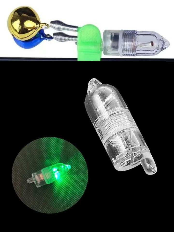 Smart Sensor LED Night Fishing Rod Tip Light Pole Bite Alarm Lamp ...