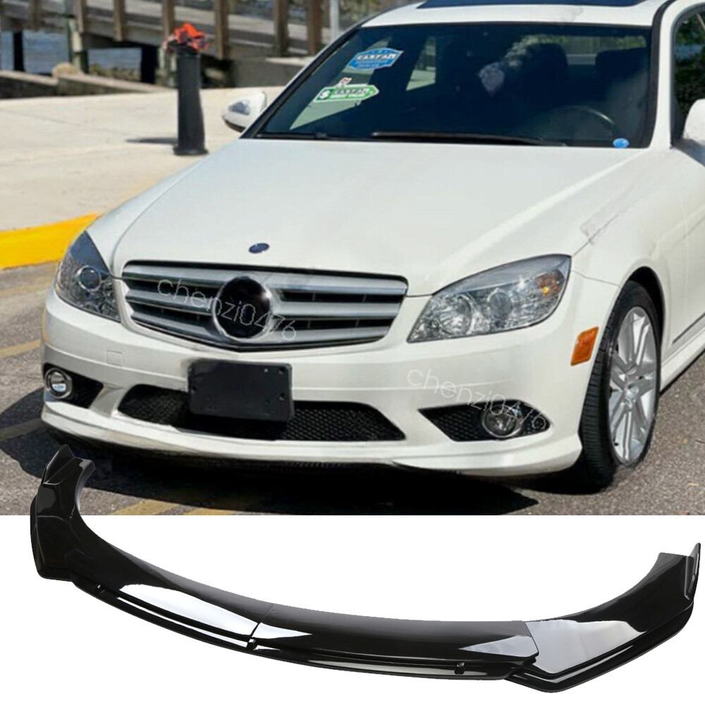For 08-11 Mercedes C300 C350 Sport W204 Front Bumper Lower Lip Spoiler ...