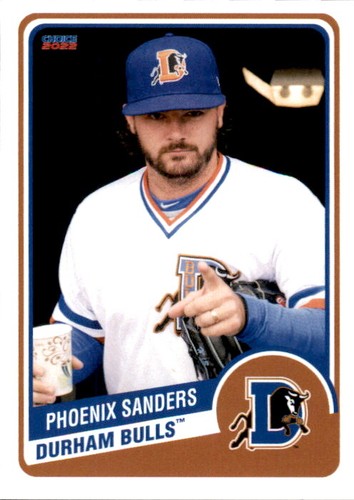 2022 Durham Bulls Choice 32 Phoenix Sanders Gainesville Florida FL ...