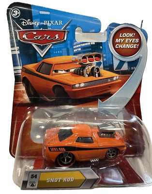 Disney CARS Lenticular 1:55 Scale Look! My Eyes Change! #54 Snot Rod ...