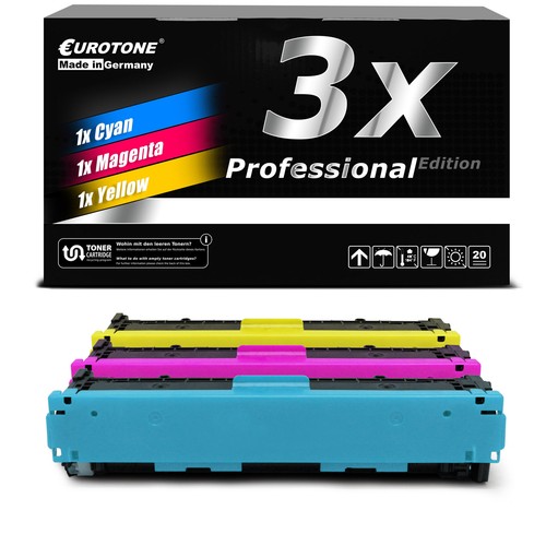 3x Eurotone Toner XXL für HP Color LaserJet Pro MFP M-281-fdw M-281-fdn ...