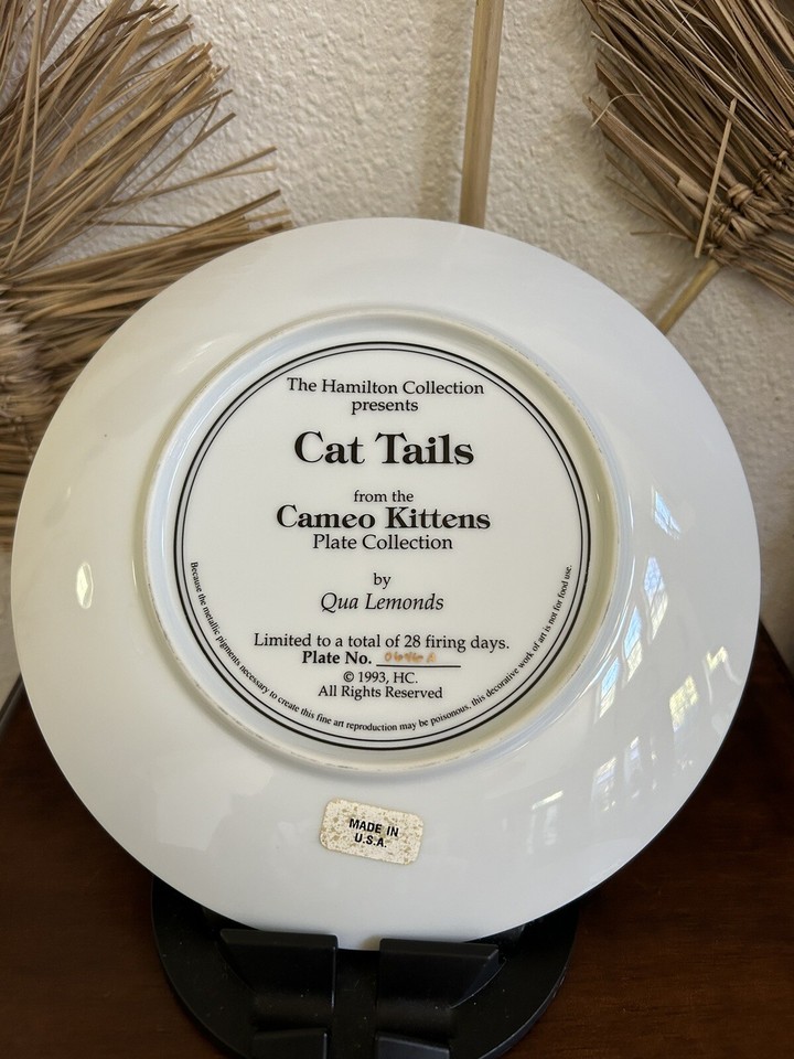 Cameo Kittens Plate Collection: Ginger Snap Plate | eBay