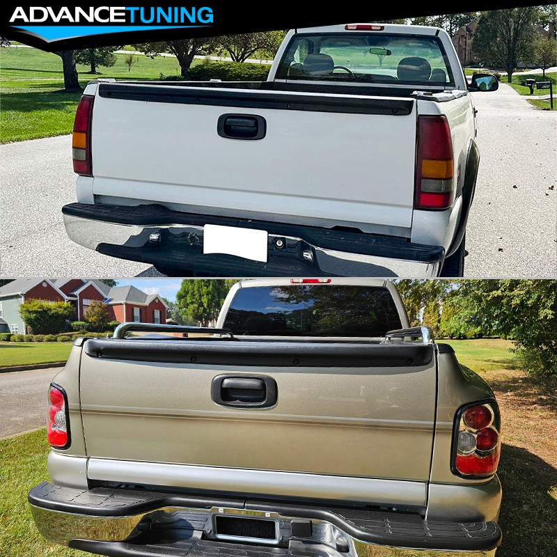 For 99-05 Silverado Sierra 1500 W/ Stepside Tailgate Cover Molding Cap ...