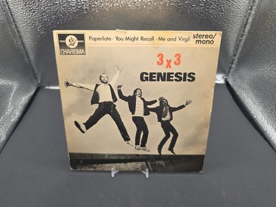 GENESIS (PHIL COLLINS) - 3X3 EP (PAPERLATE) - 7" P/S EP - CHARISMA GEN ...
