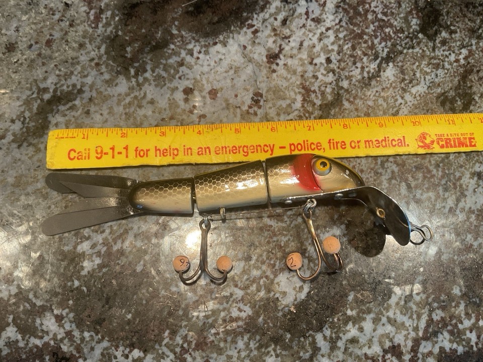Vintage Wisconsin Bud Stewart Sucker Minnow Fishing Lure Antique Tackle ...