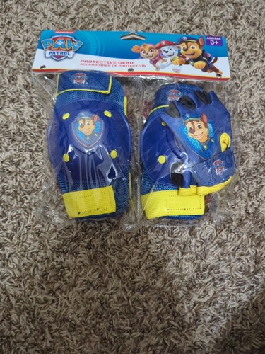 NEW! Paw Patrol CHASE Knee AND Elbow Pad Set w/ Gloves Kids Blue | eBay