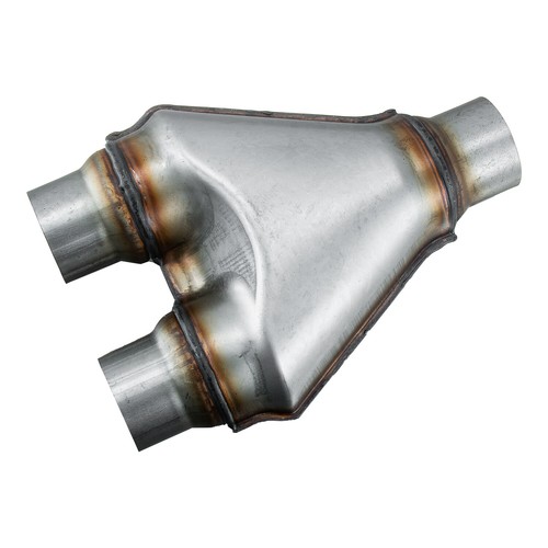 Stainless Steel Y Pipe Adapter Exhaust Pipe 2'' Single / 2" Dual ...