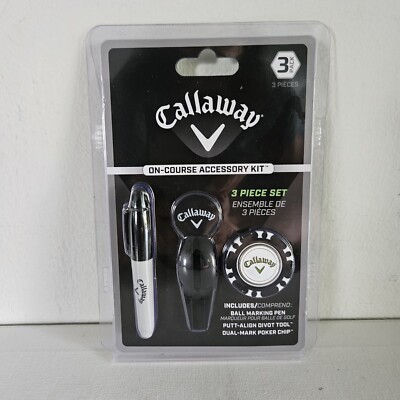 Callaway Golf On-Course Accessory Starter Kit Pen Divot tool Dual Mark ...