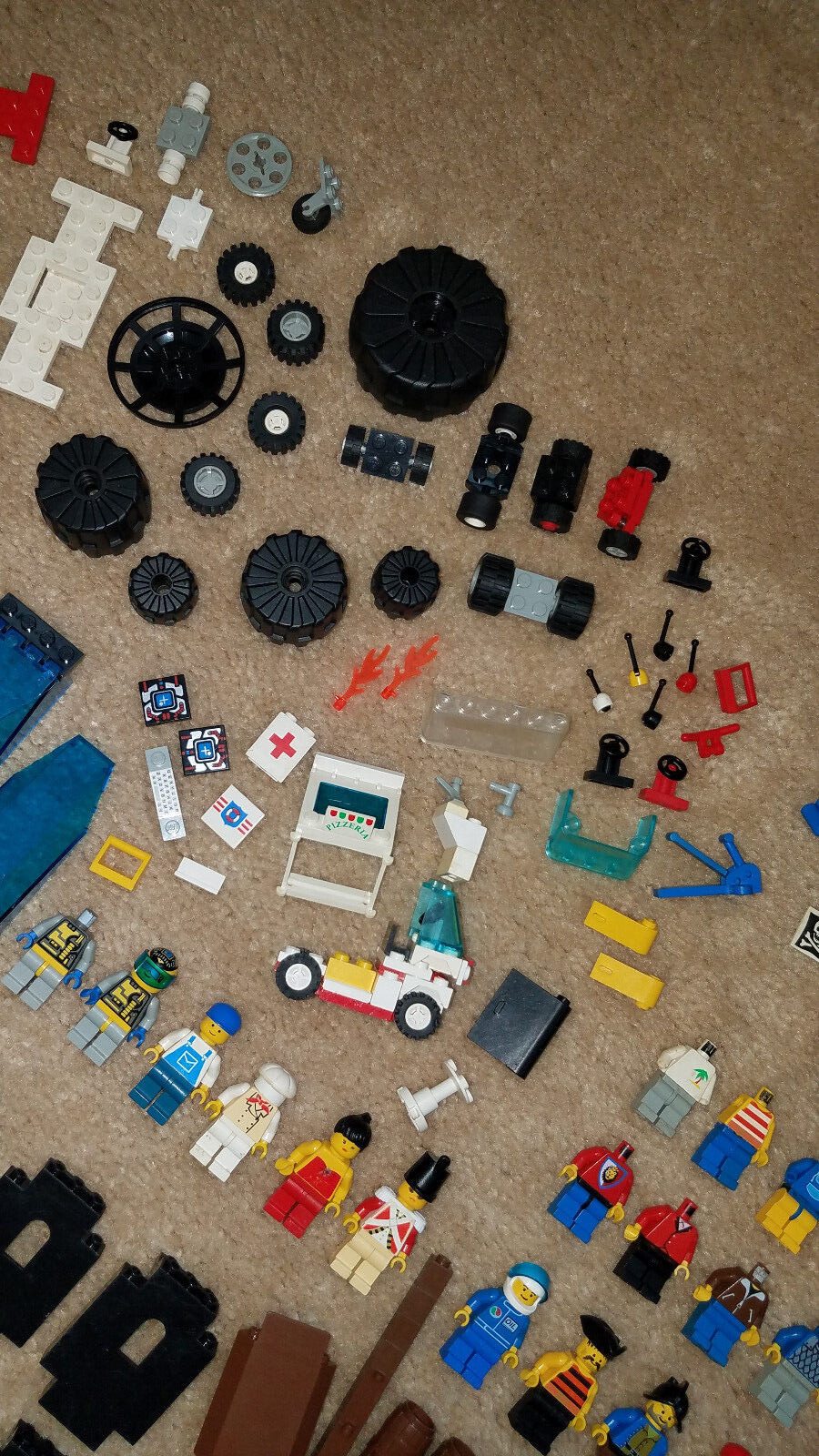 🟢1990's Vintage Lego Brick Set Bulk Lot 4lbs of bulk rare pieces & mini ...